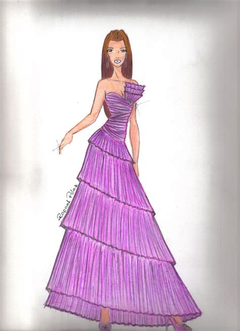 Ilustraciones Vestidos Alta Costura Couture Alta Costura