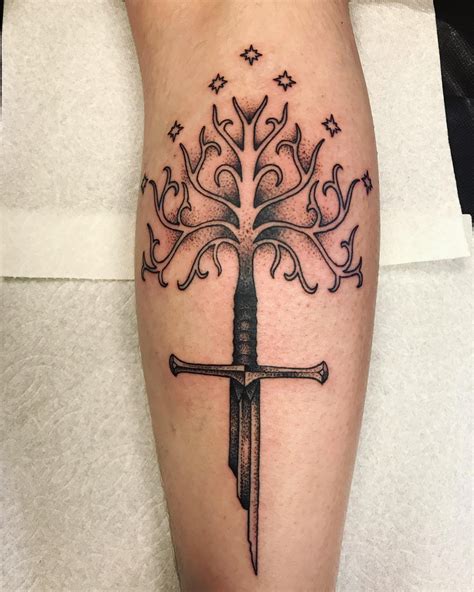 White Tree Of Gondor Shard Of Narsil By Chance Gomez From Collective