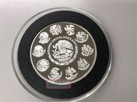 2002 Mexico Libertad 2 Onzas Plata Pura 999 Silver Round Proof
