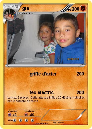 Pok Mon Gta Griffe D Acier Ma Carte Pok Mon