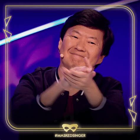 Ken Jeong Clap By The Masked Singer Uk Find Share On Giphy