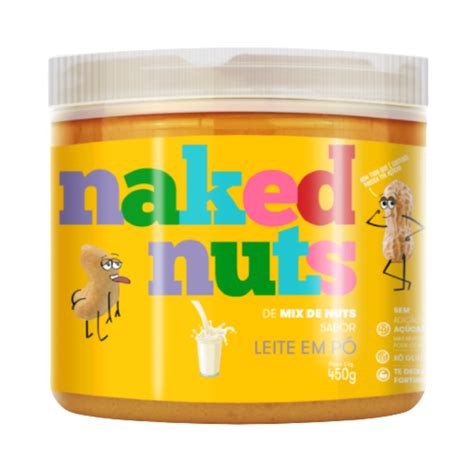 Pasta de Mix de Nuts Leite em Pó Naked Nuts