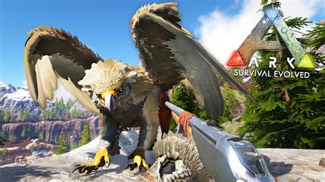 ARK Survival Evolved GRIFFIN TAMING ARK Ragnarok Gameplay Racer Lt