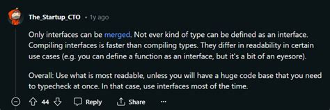 interfaces vs types in typescript compare which one to choose