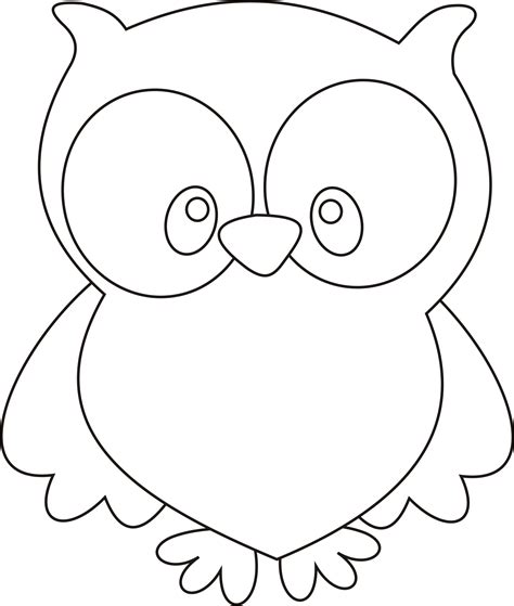 Coruja Para Colorir