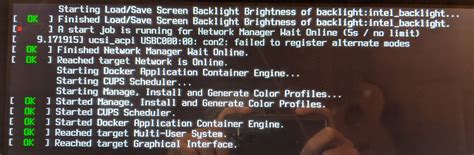 Boot Hangs At Reached Target Graphical Interface On Arch After System