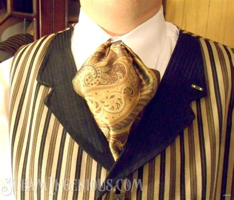Steam Ingenious How To Make A Victorian Cravat Or Ascot Tie UPDATED