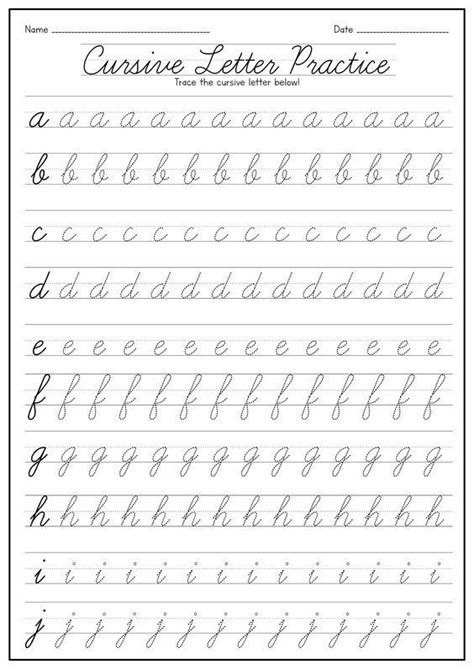 Guía Completa de CALIGRAFÍA Ejercicios para Niños y Adultos Cursive