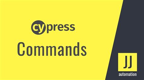 cypress commands youtube