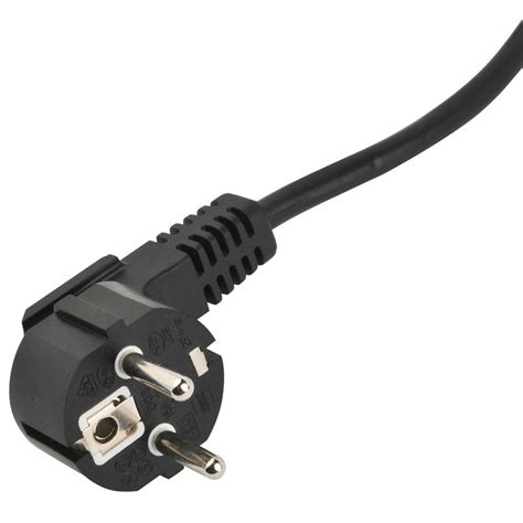 European 3 Pins Schuko AC Power Extension Cord With C5 Connector