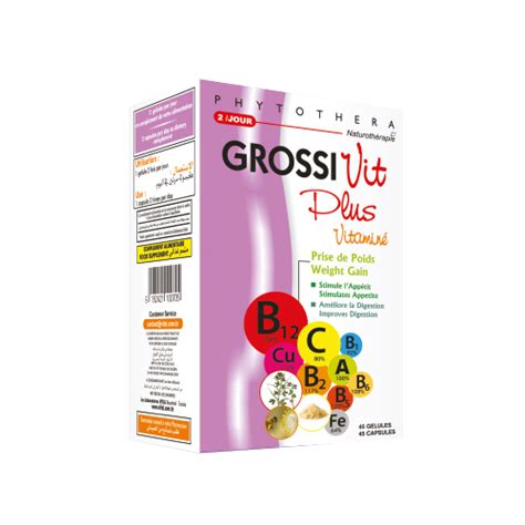 Vital Phytothera Grossivit Plus Vitamine G Lules Curvita