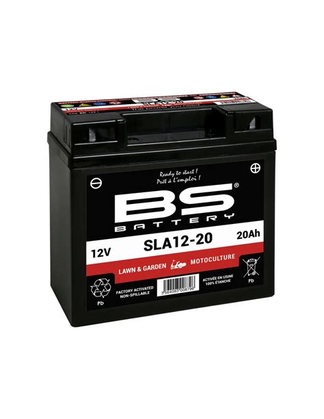 Batterie BS BATTERY SLA sans entretien activée usine SLA12 20