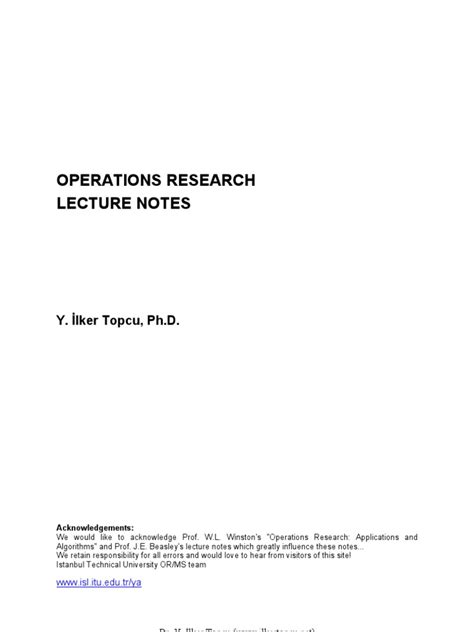operations research pdf linear programming mathematical model