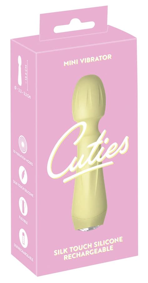 Cuties Mini Vibrator Yellow 4 Massager Vibratoren Sex Toys