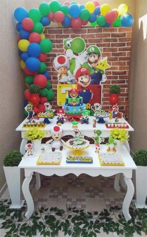 Topper Super Irmãos 562 Super mario bros party Mario bros birthday