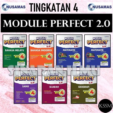 SI MODULE PERFECT 2 0 TINGKATAN 4 KSSM UASA 2024 BAHASA MELAYU