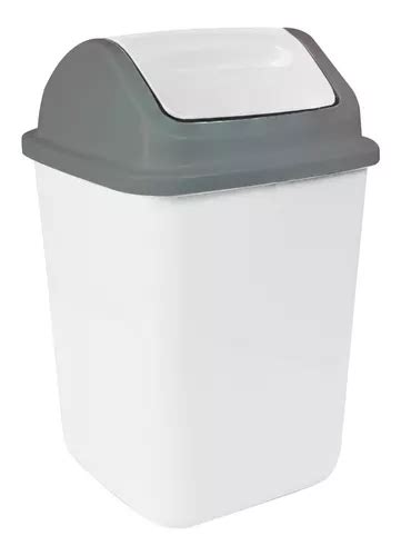 Tacho Cesto De Basura Recipiente Residuos 12 L Tapa Vaiven