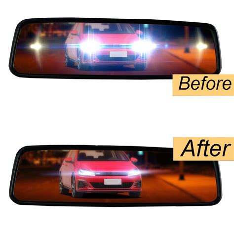 Car Interior Side Rear View Mirror Anti Glare Rain Fog Film Sticker