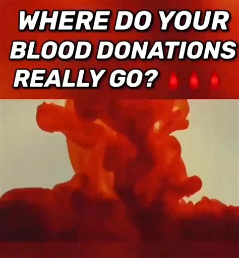 Where Do Blood Donations Actually Go