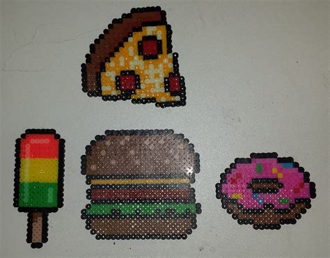 Perler Bead Food Patterns Hama Visitar Perla Universal Hobbyist HQ