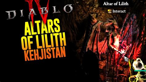 Altar Of Lilith Kehjistan Diablo Youtube