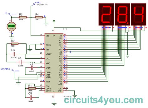 Digital Voltmeter Circuit Diagram Using Arduino