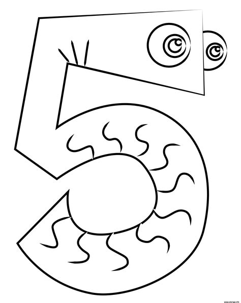 Coloriage Chiffre 3 Maternelle JeColorie