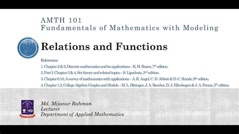 function part 1 relation vs function domain codomain range vertical line test youtube