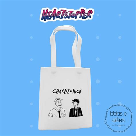 ECOBAG HEARTSTOPPER Personalizados Ideias E Artes