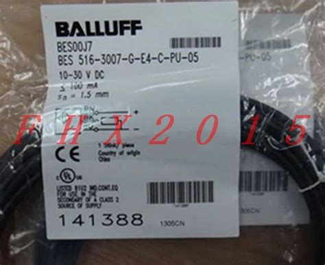 Brand NEW BALLUFF BES 516 3007 G E4 C PU 05 BES 5163007GE4CPU05 EBay