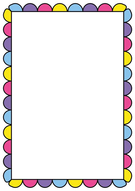 FRAME School Frame Clip Art Borders School Border