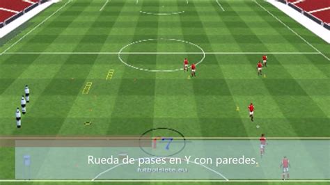 Rueda De Pases En Y Con Desmarque Y Paredes Entrenamiento De Futbol