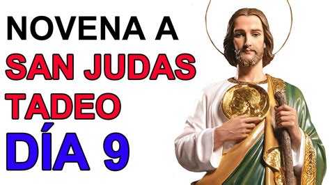 NOVENA MILAGROSA A SAN JUDAS TADEO DÍA 9 27 OCTUBRE YouTube
