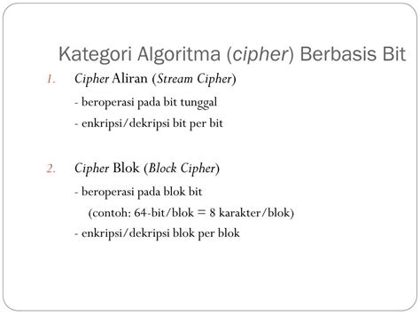 ppt algoritma kriptografi modern bagian 1 powerpoint presentation id 3155309