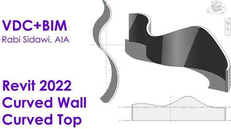 Revit Curved Wall Curved Top K Youtube