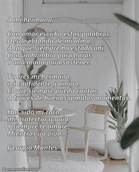 5 Mejores Poemas Para Dedicar A Una Hermana Poemas Online