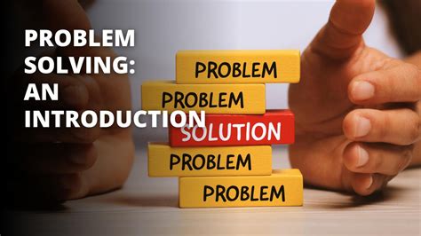 problem solving an introduction