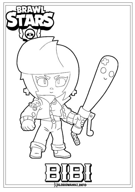 Shelly Brawl Stars Kolorowanka Kolorowanki Info
