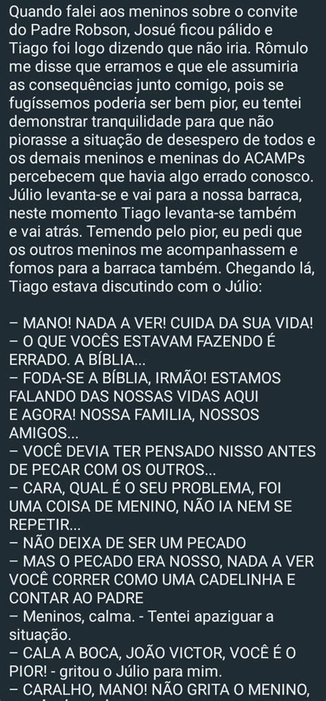 Contos e Confissões on Twitter Exclusivo Capítulo 4 ACAMPs O