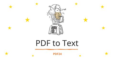 pdf to text converter quick online free pdf24 tools
