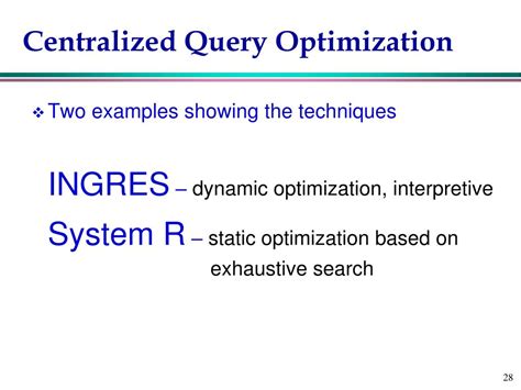 ppt 6 distributed query optimization powerpoint presentation free download id 3432238