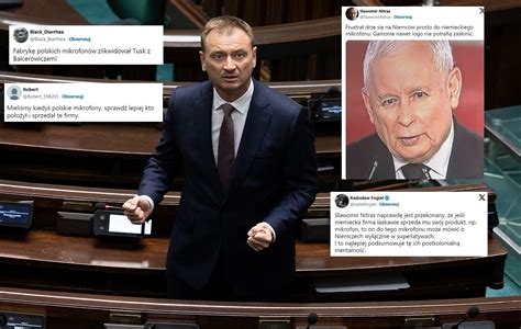 Nitras chciał uderzyć w prezesa PiS a wywołał burzę w sieci