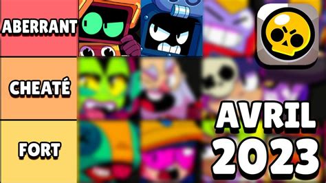 CLASSEMENT Des MEILLEURS BRAWLERS Avec Un PRO Avril 2023 Brawl Stars