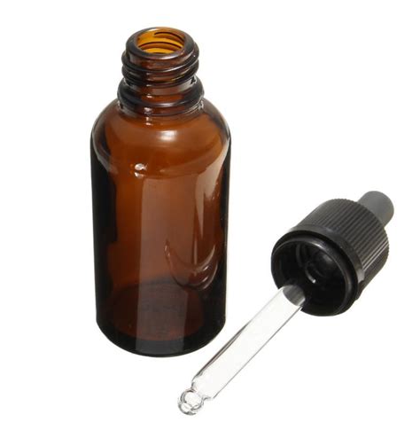Reagent Eye Dropper Drop Amber Glass Aromatherapy Liquid Pipette Bottle
