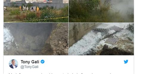 El gobernador de Puebla Tony Gali informó que la fuga de gas en un