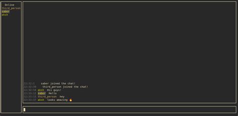github aksh bansal dev go terminal chat an awesome terminal chat application built using golang