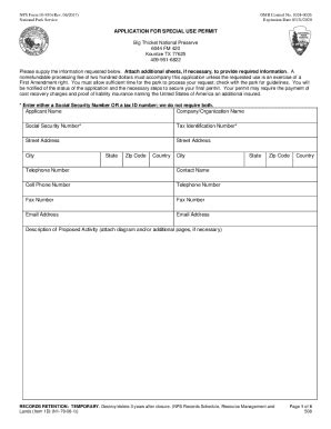 Fillable Online NPS Form 10 930 Rev 06 2017 OMB Control No 1024