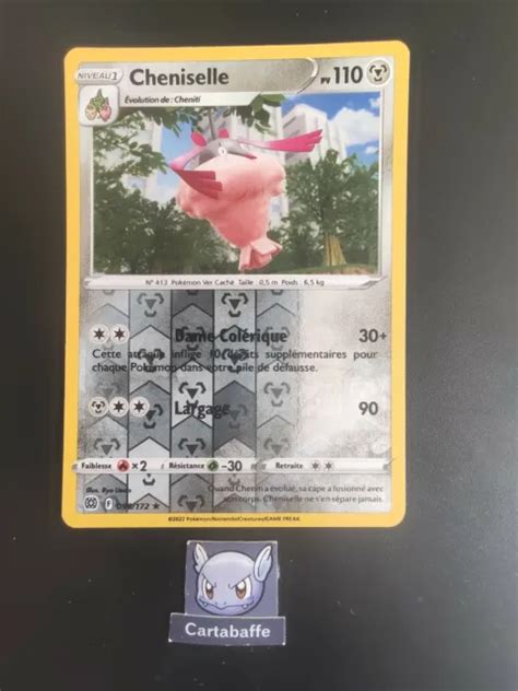 CARTE POKÉMON CHENISELLE 098 172 Reverse EB09 EB9 Stars Etincelantes