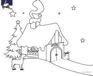 Coloriage En Ligne Maison Du Pere Noel Ventana Blog