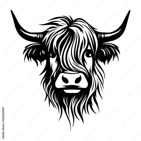 Highland Cow Svg Highland Cow Png Cow Head Svg Cow Svg Cute Cow Svg